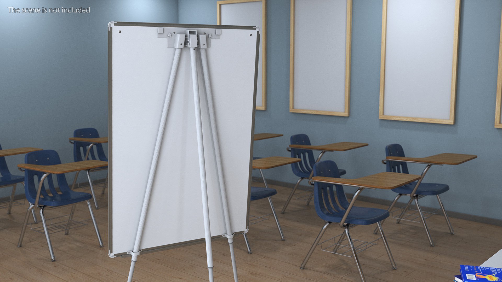 Flip Chart Stand With Magnets And Sponge 3D Model - TurboSquid 2236682