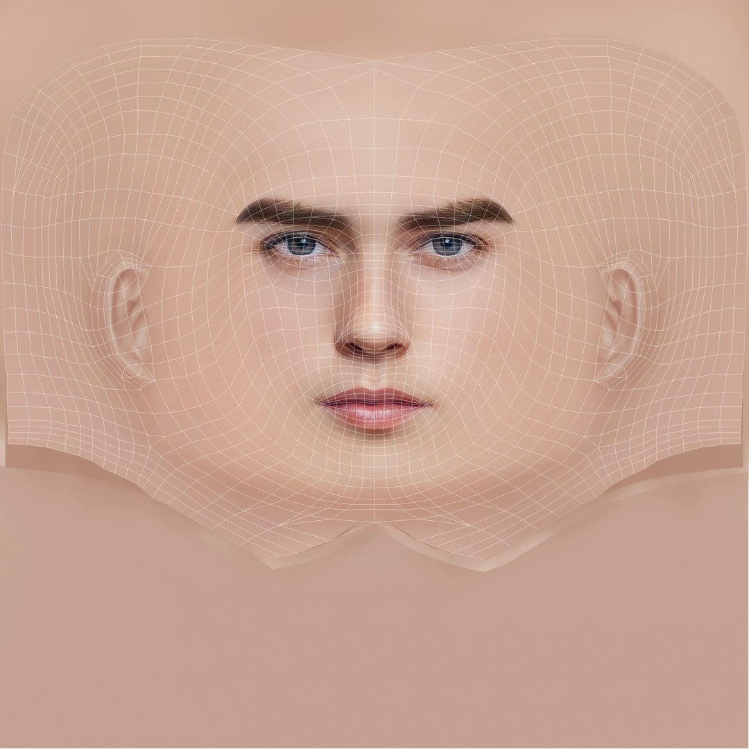 Handsome Boy Head 01 - No Hair - Low Poly Head For Game 3D Model ...