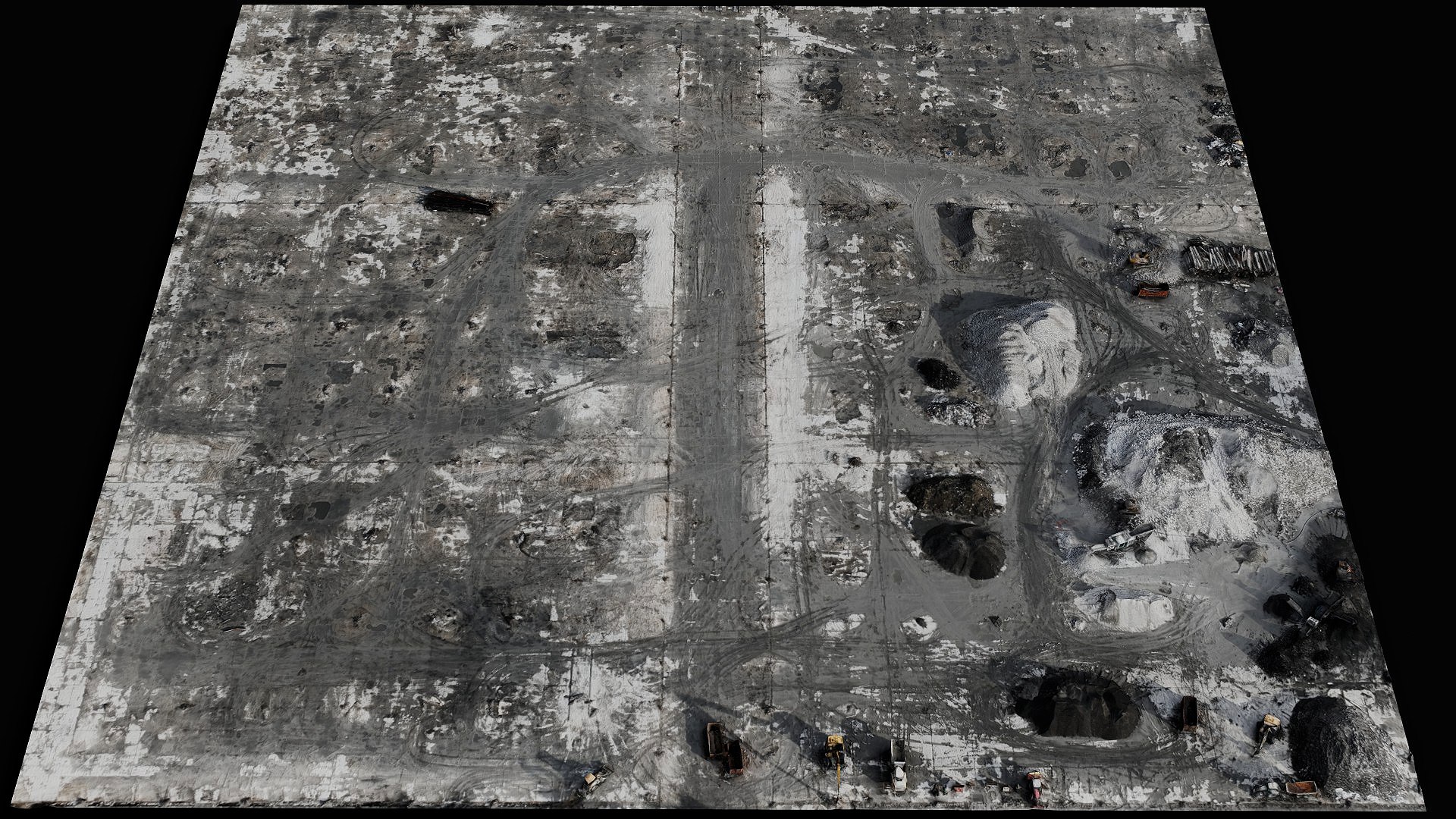 3D Construction Site Concrete Terrain Storage Area Scan - TurboSquid ...