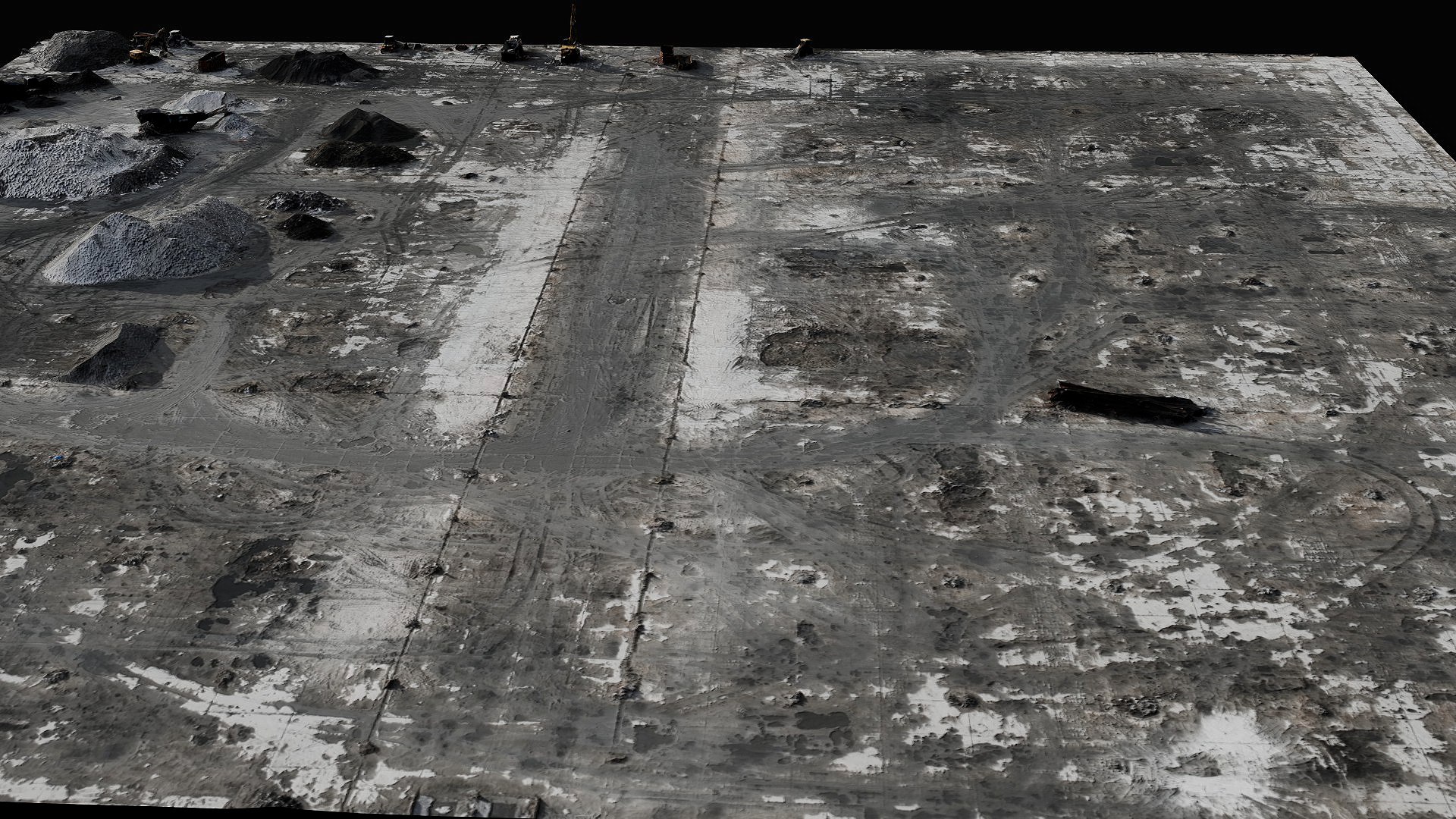 3D Construction Site Concrete Terrain Storage Area Scan - TurboSquid ...