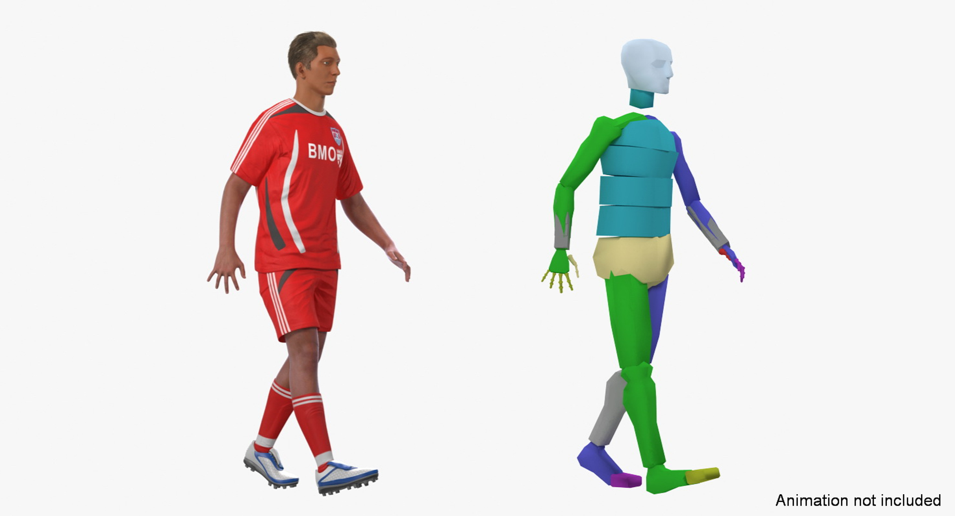 Soccer Football Player Rigged Model - TurboSquid 1314164