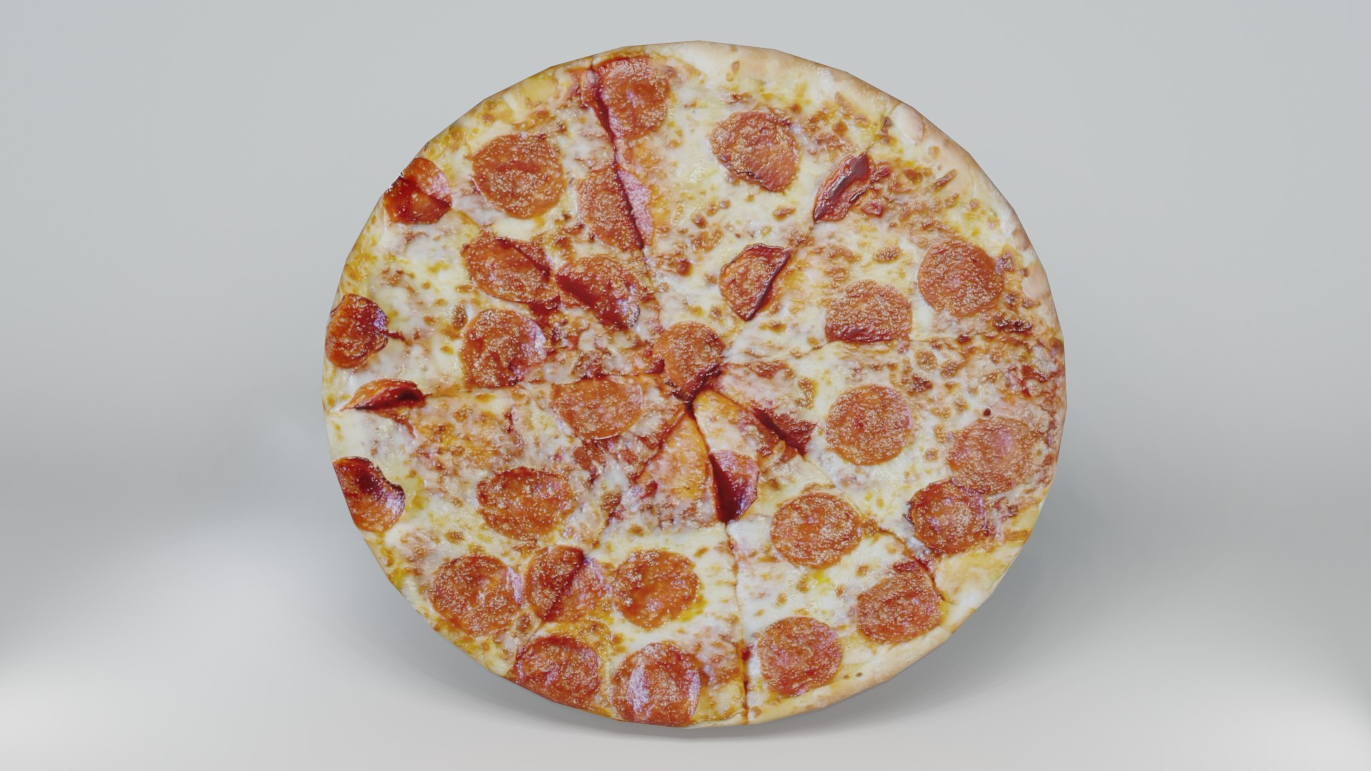 3D pizza pepperoni - TurboSquid 1688987