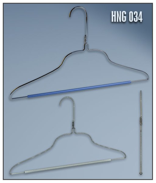 3d clothes hanger model