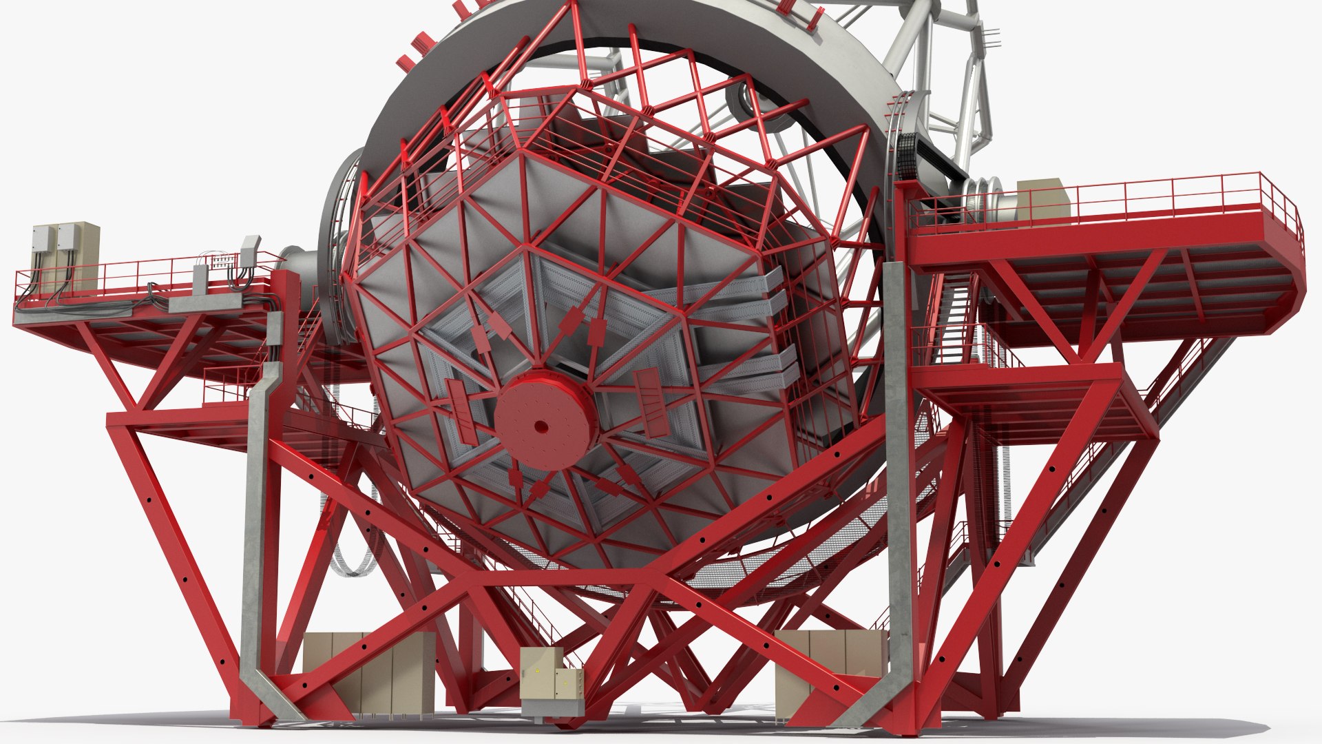 3D Reflecting Telescope Model - TurboSquid 1653265