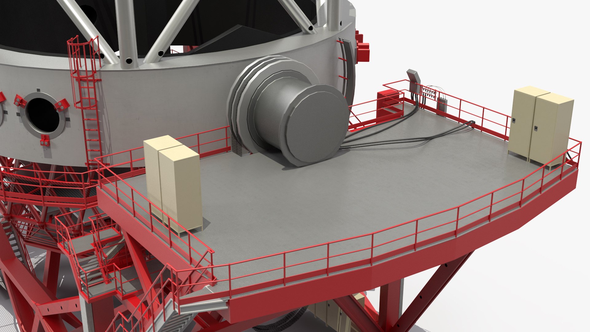 3D Reflecting Telescope Model - TurboSquid 1653265