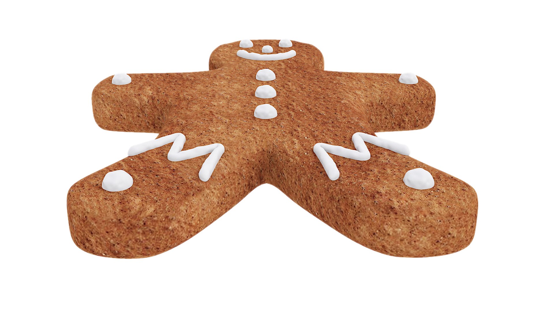Gingerbread man 3D model - TurboSquid 1985011