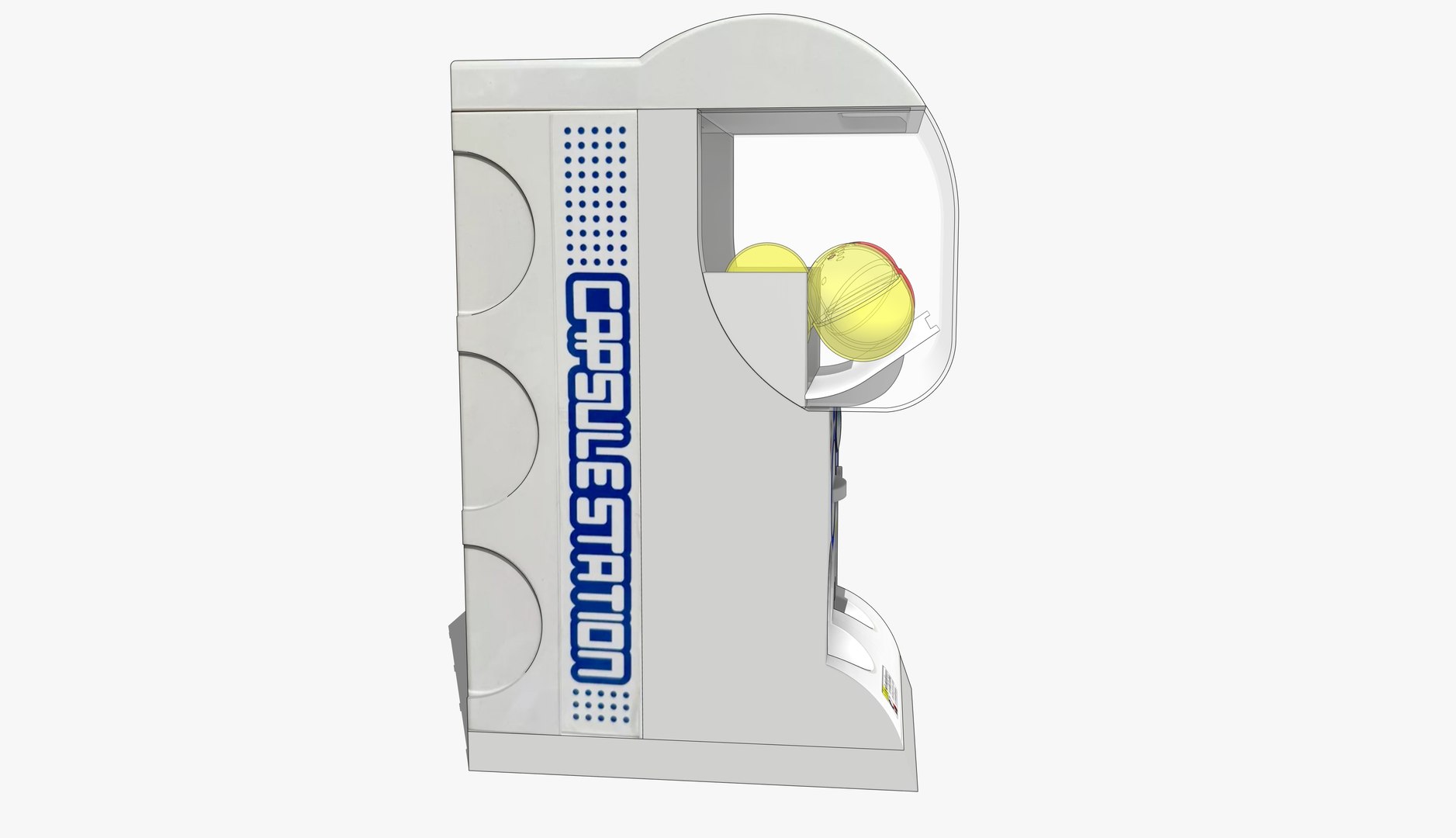 3D Model Ban Dai Capsule Station Vending Machine Gachapon - TurboSquid ...