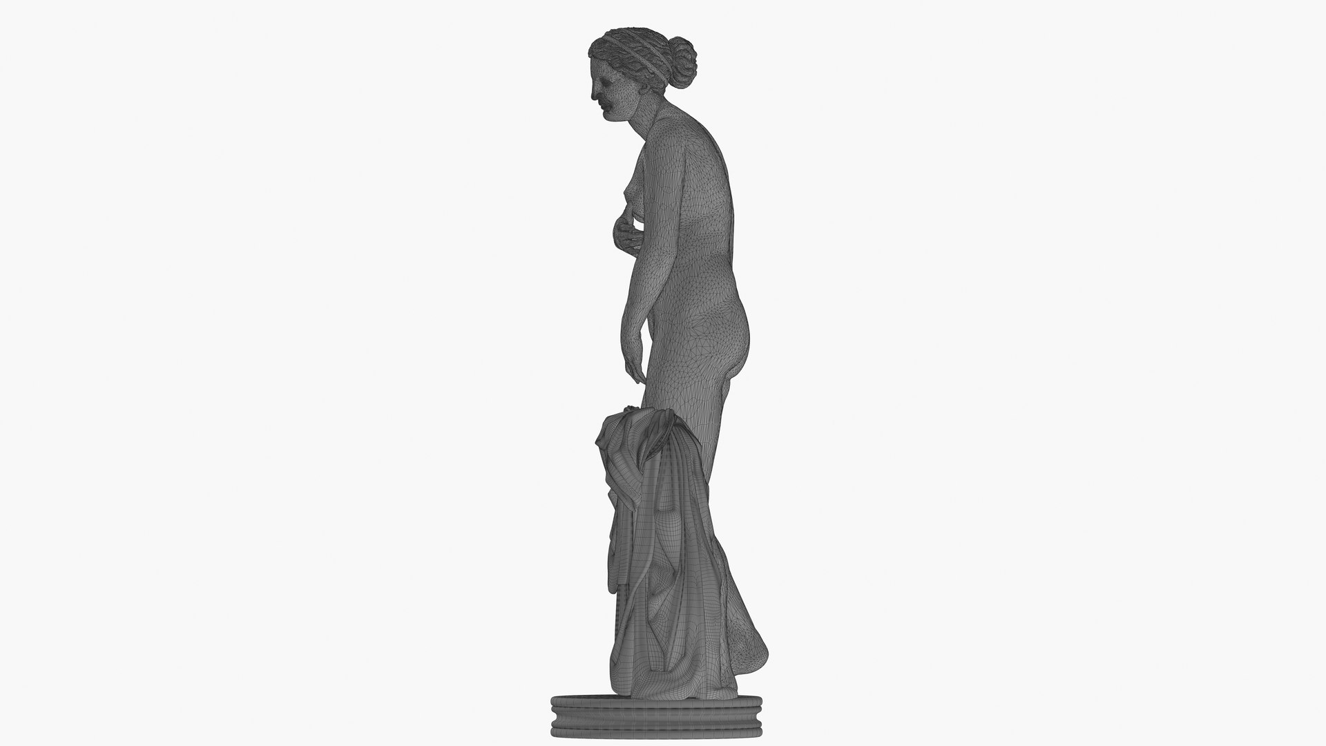 3d Marble Capitoline Aphrodite Model