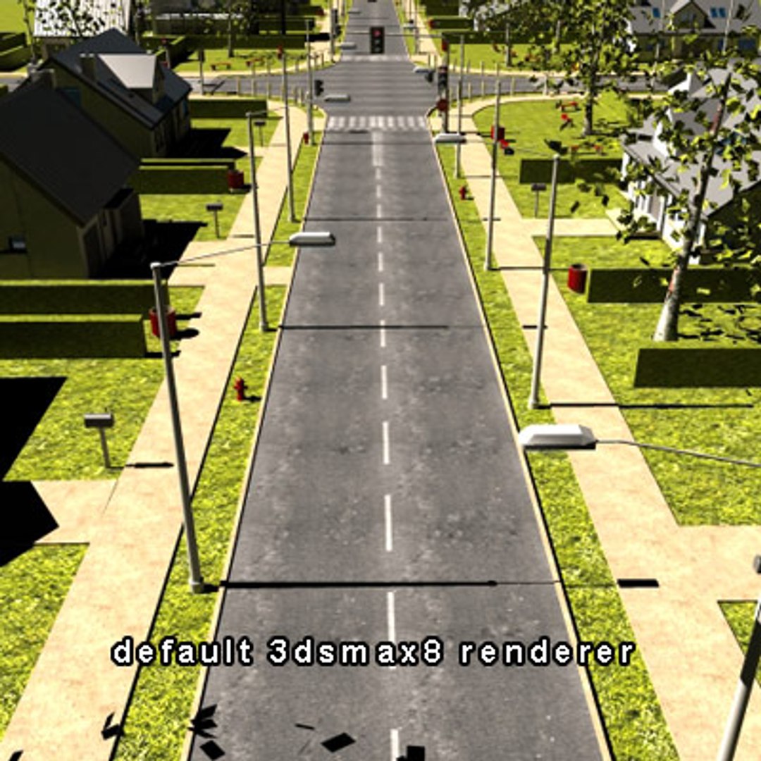 3d Model Lights Scene