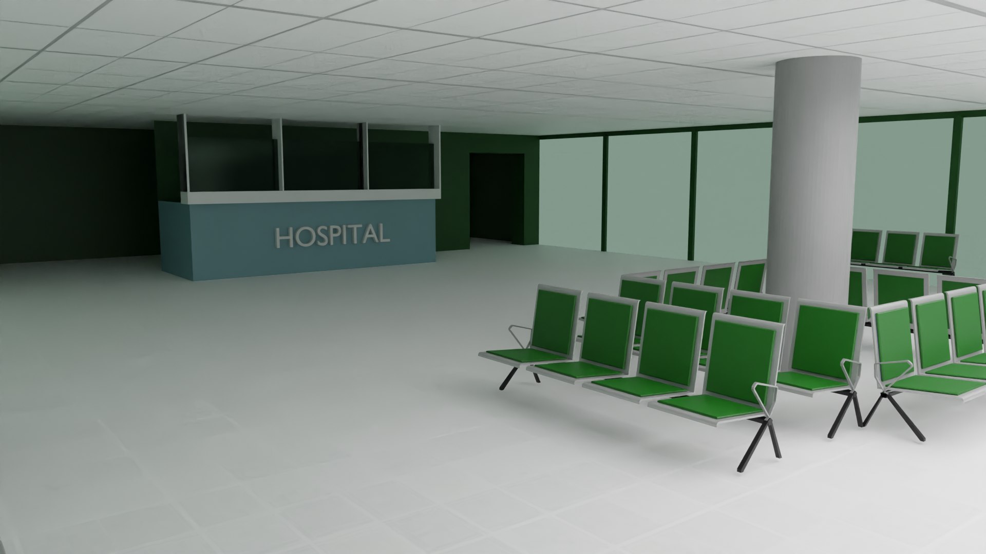 3D Hospital Interior Model - TurboSquid 1923962