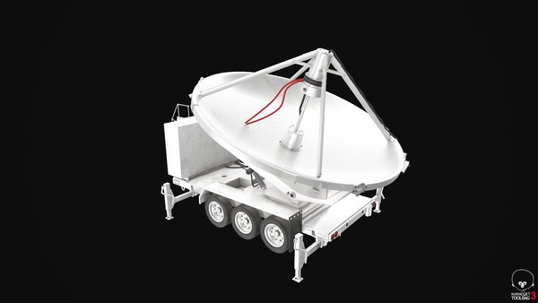 3D space counter communications block model - TurboSquid 1595890