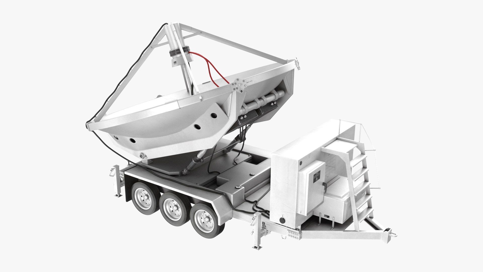 3D space counter communications block model - TurboSquid 1595890