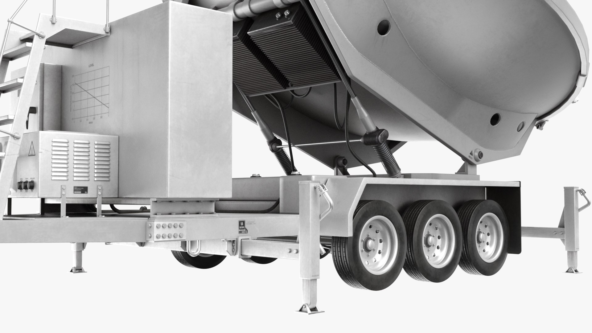 3D space counter communications block model - TurboSquid 1595890