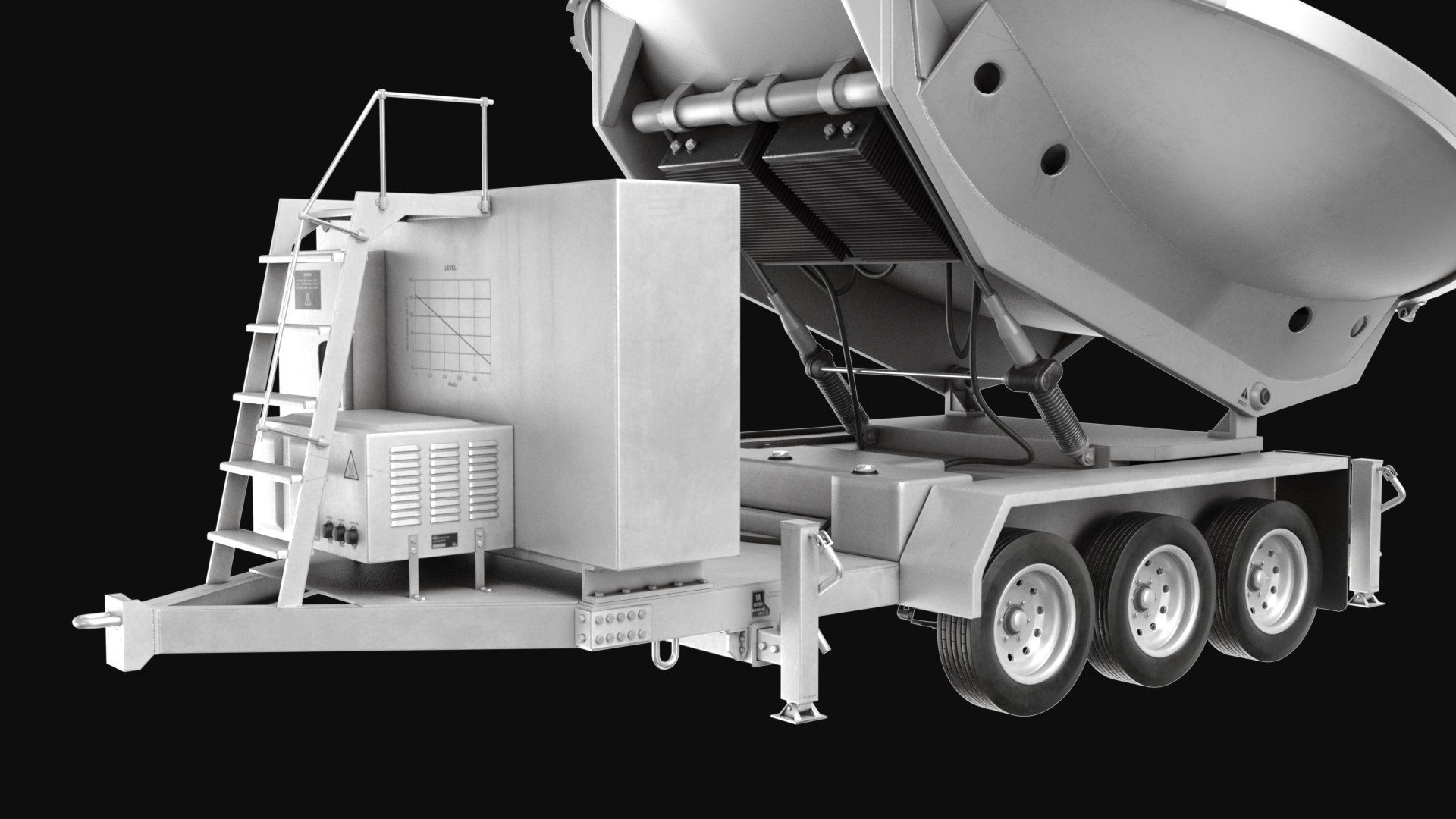 3D space counter communications block model - TurboSquid 1595890