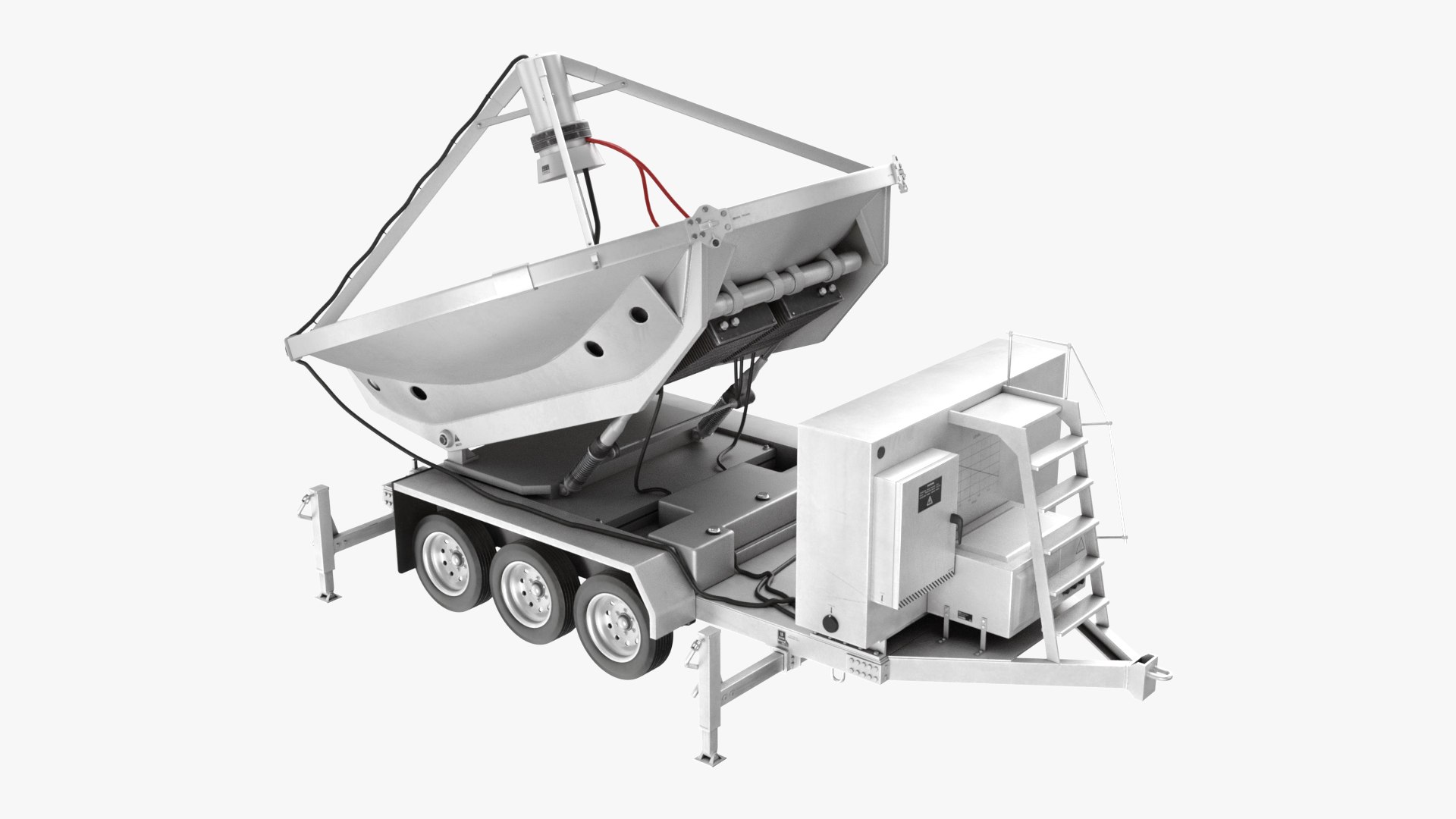 3D space counter communications block model - TurboSquid 1595890