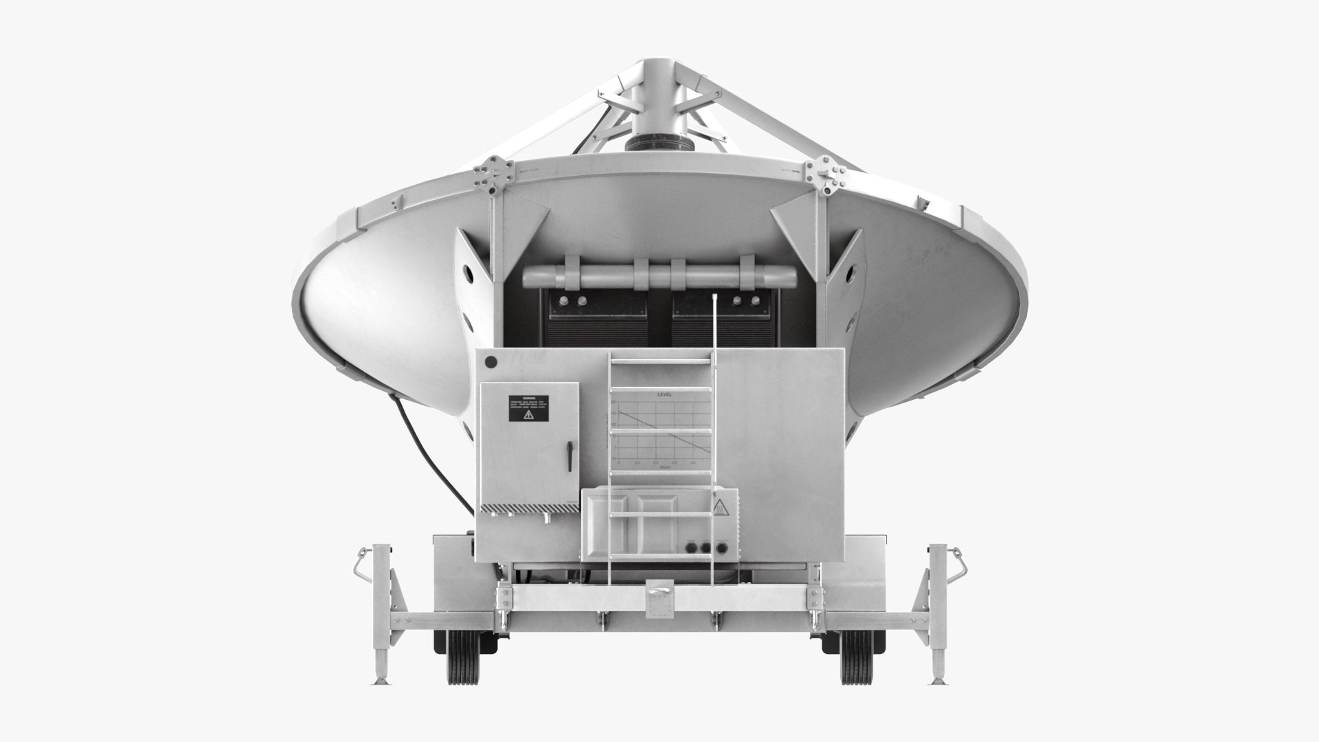 3D space counter communications block model - TurboSquid 1595890
