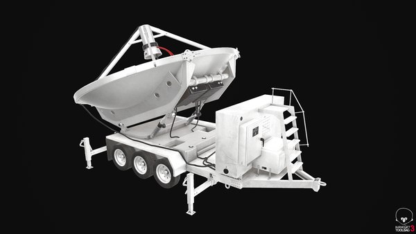 3D space counter communications block model - TurboSquid 1595890