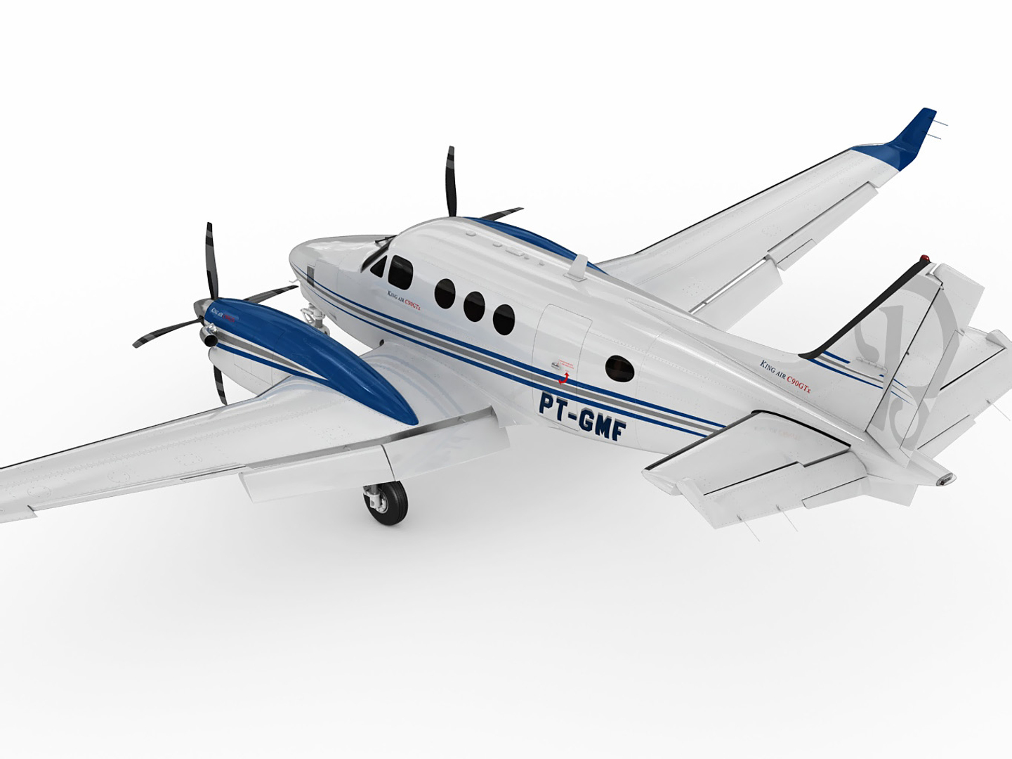 beechcraft beech king 3d 3ds