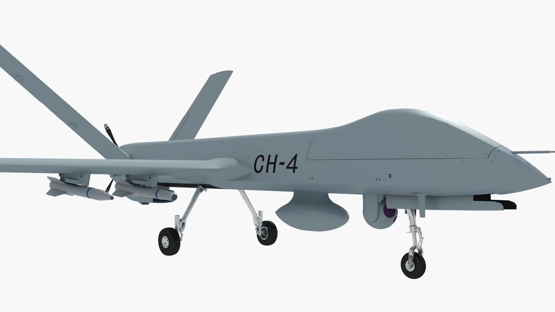 3D CH-4 UAV - TurboSquid 2249269