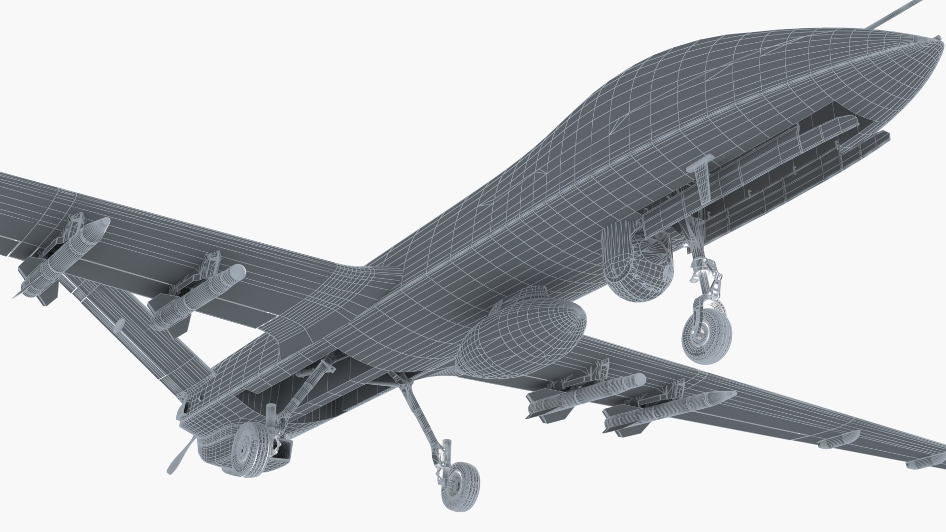 3D CH-4 UAV - TurboSquid 2249269