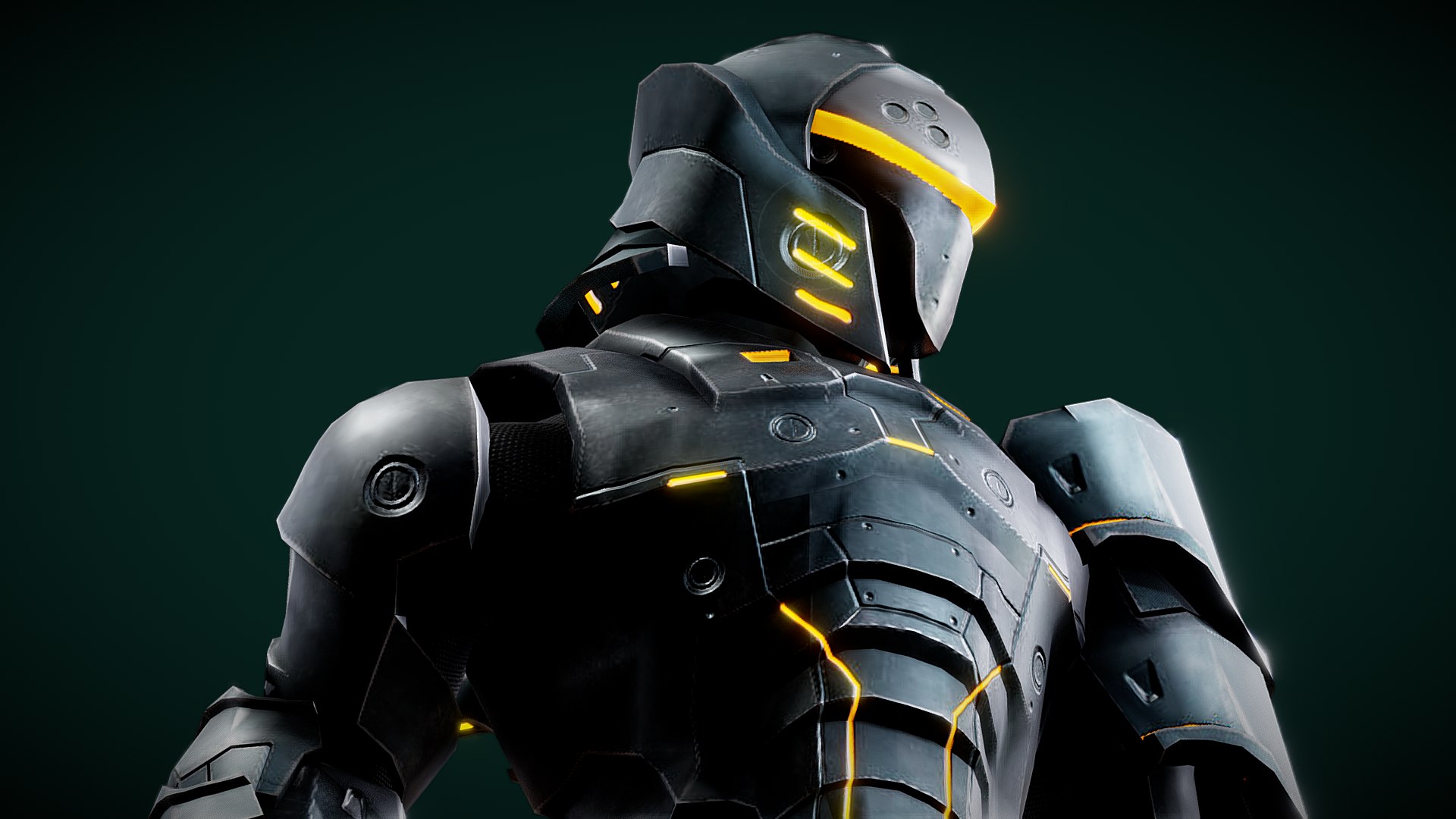 3D Warrior Cyborg Animated - Highly Detailed Model Model - TurboSquid ...