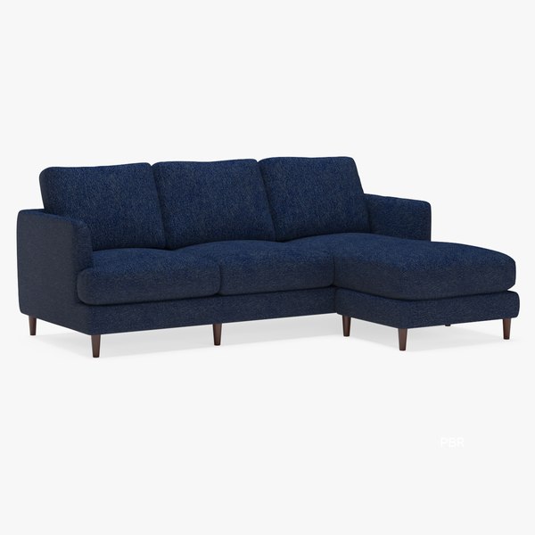 modelo 3d Rivet Goodwin Modern Reversible Sectional Sofa - TurboSquid ...