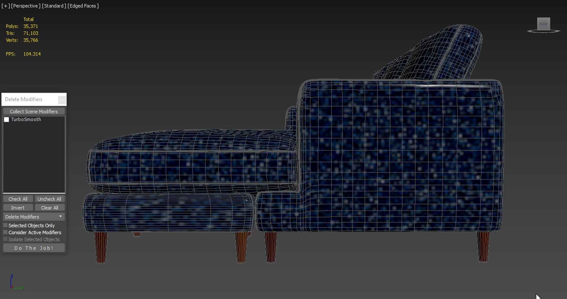 3D model Rivet Goodwin Modern Reversible Sectional Sofa - TurboSquid ...