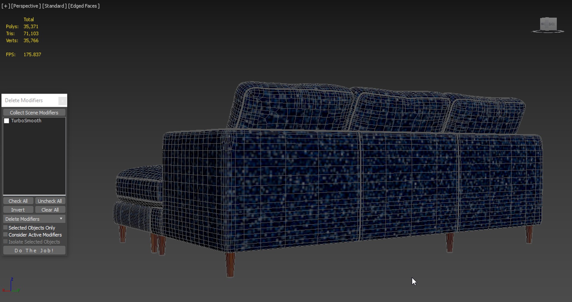 3D model Rivet Goodwin Modern Reversible Sectional Sofa - TurboSquid ...