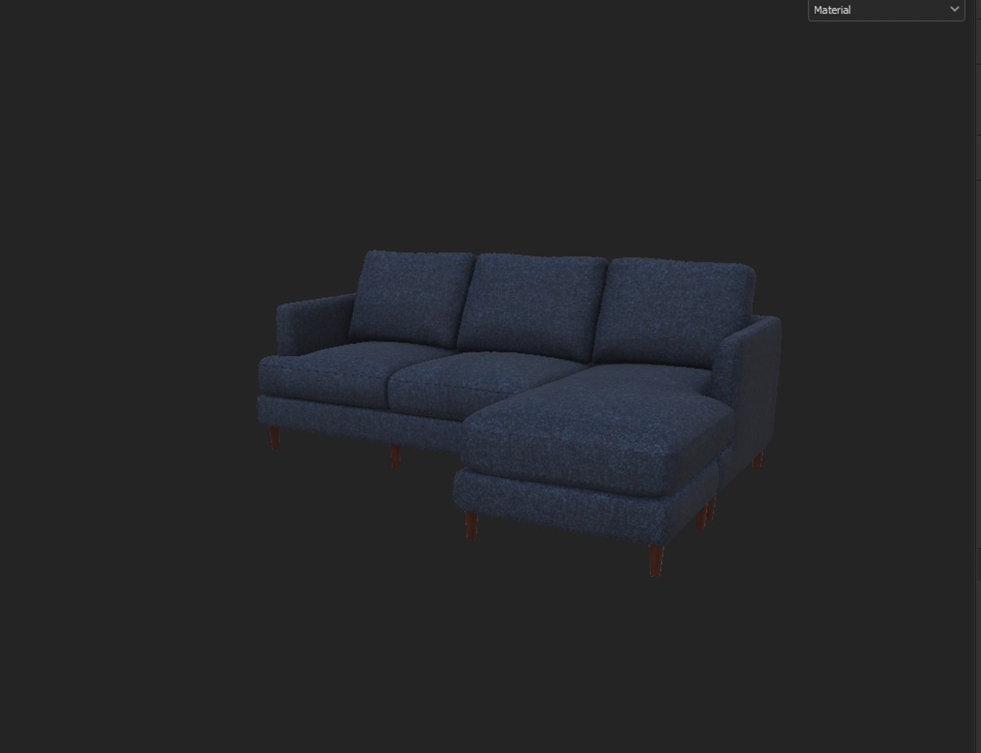3D model Rivet Goodwin Modern Reversible Sectional Sofa - TurboSquid ...