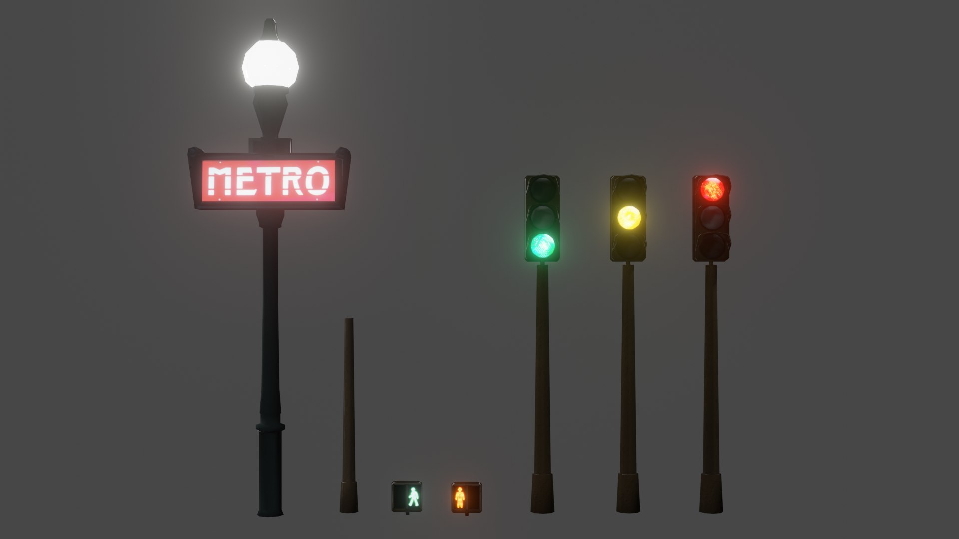 Paris Street Pack 01 3D Model - TurboSquid 2048832