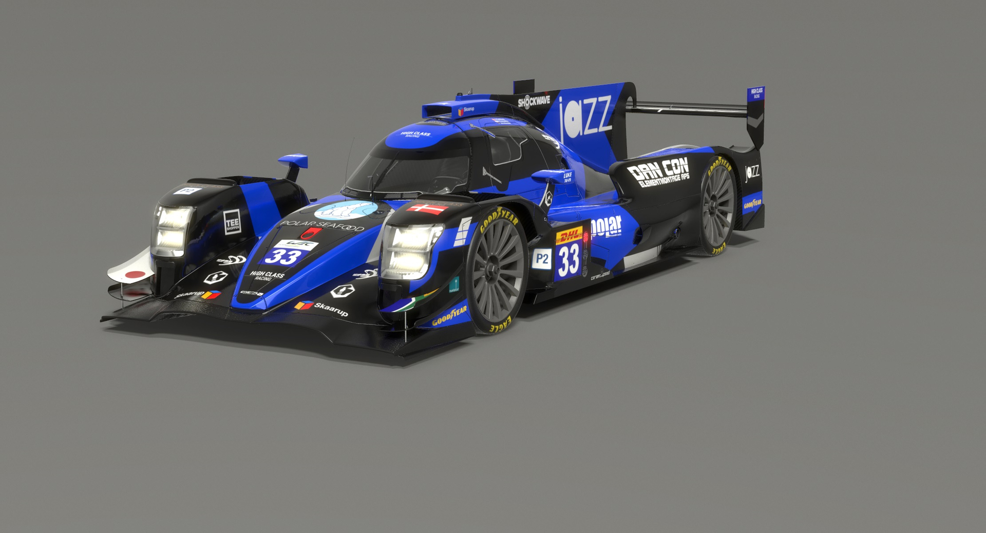3D class racing wec lmp2 model - TurboSquid 1545453