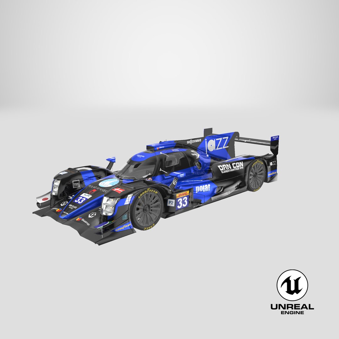 3D Class Racing Wec Lmp2 Model - TurboSquid 1545453