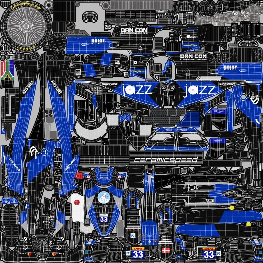 3D Class Racing Wec Lmp2 Model - TurboSquid 1545453