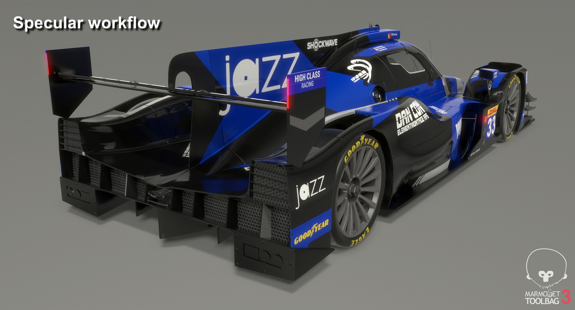 3D class racing wec lmp2 model - TurboSquid 1545453