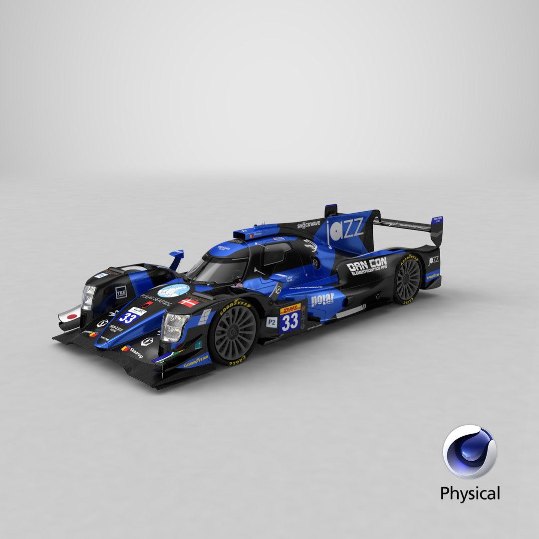 3D Class Racing Wec Lmp2 Model - TurboSquid 1545453