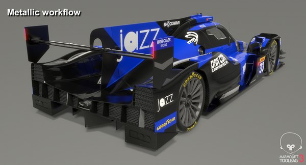 3D class racing wec lmp2 model - TurboSquid 1545453