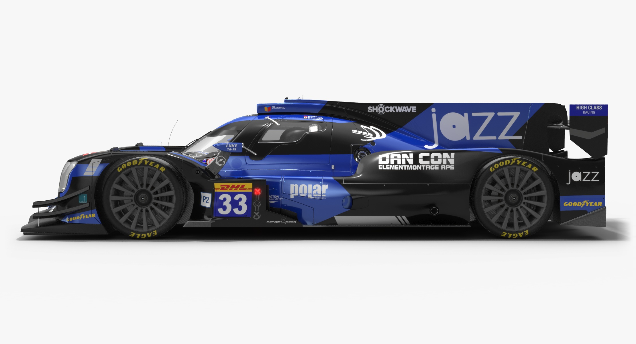 3D class racing wec lmp2 model - TurboSquid 1545453