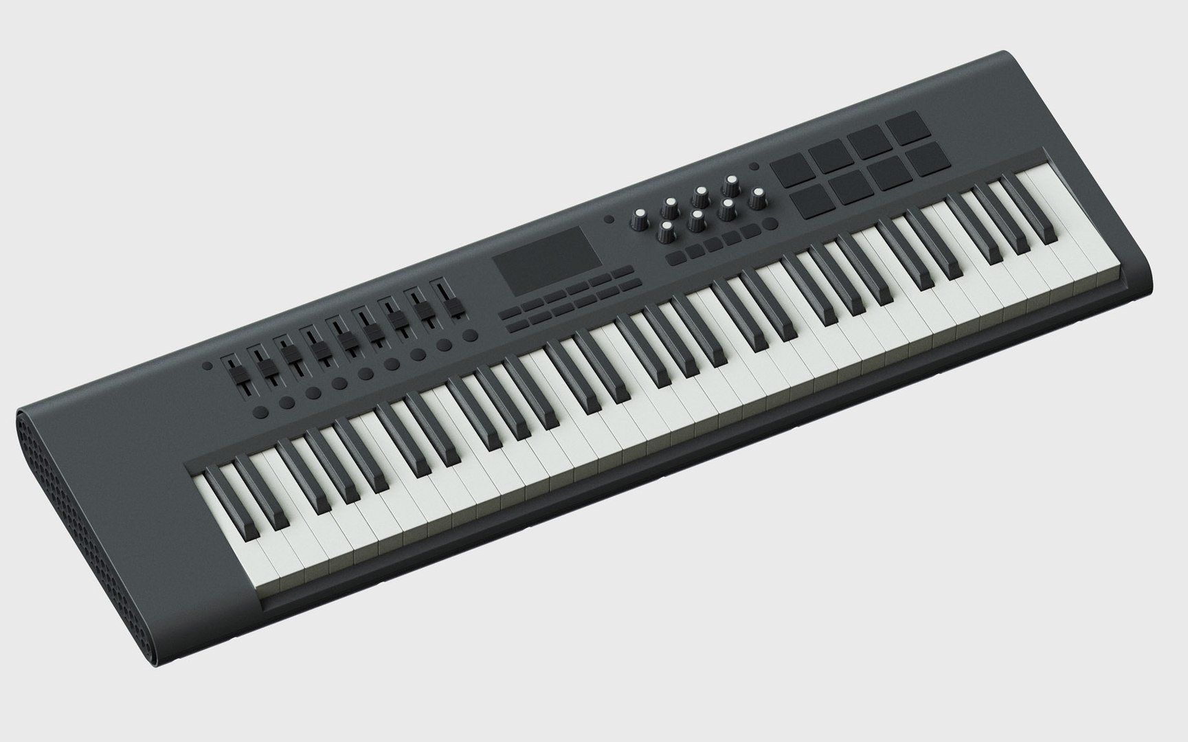 M-audio Axiom Midi Keyboard 3D Model - TurboSquid 1536040