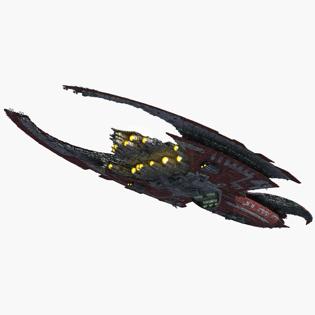 Science Fiction Large Scifi Space 3d Model