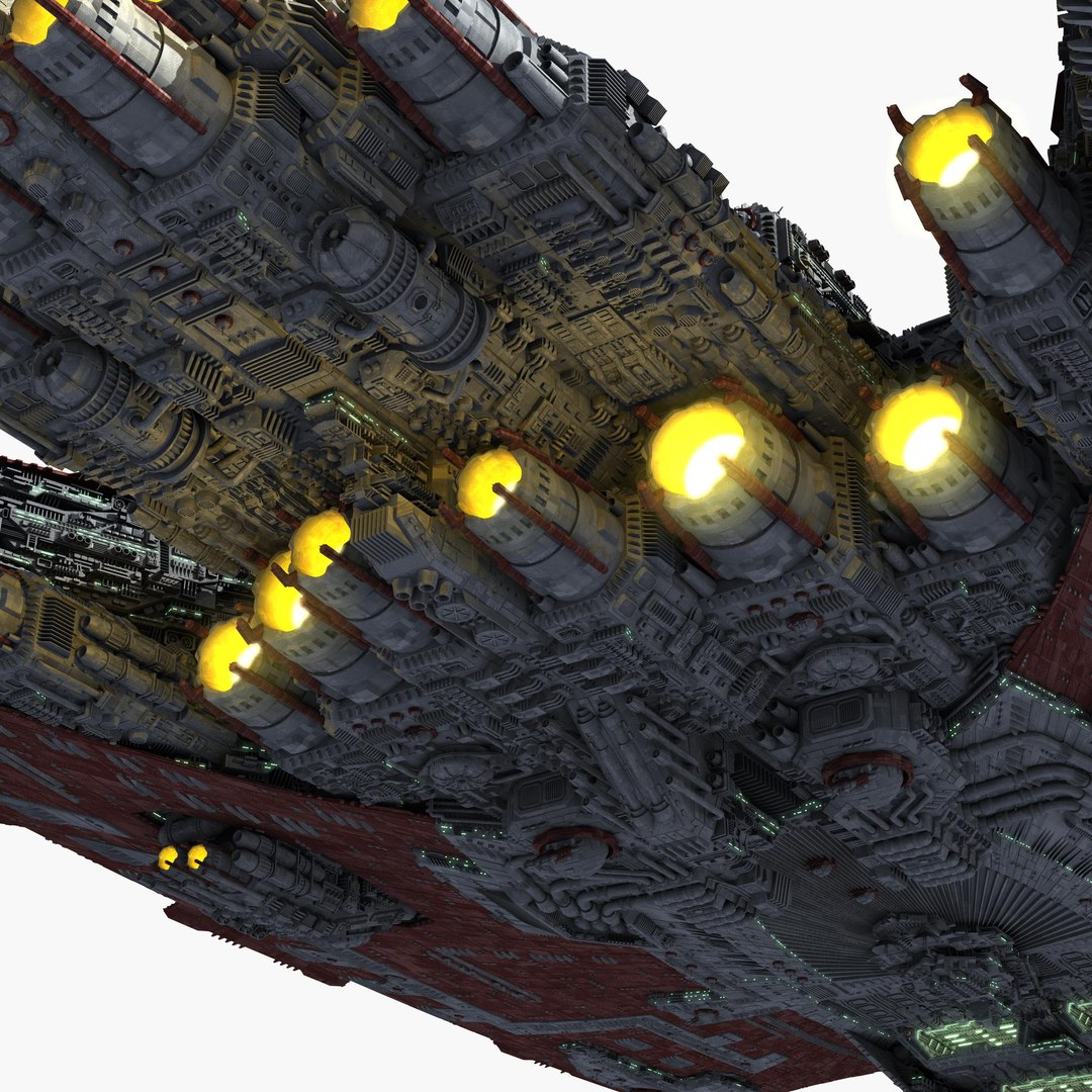 science fiction large scifi space 3d model