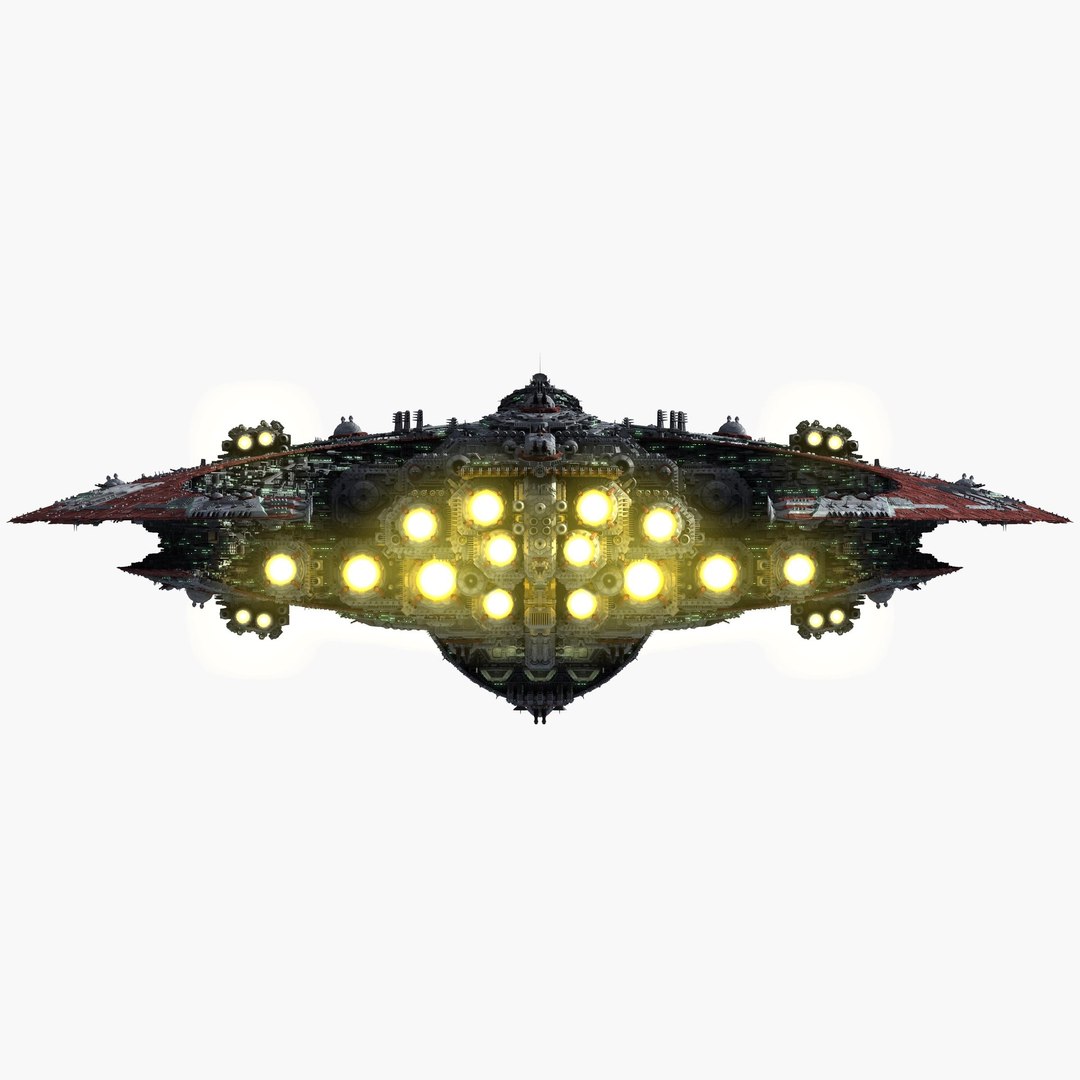 science fiction large scifi space 3d model