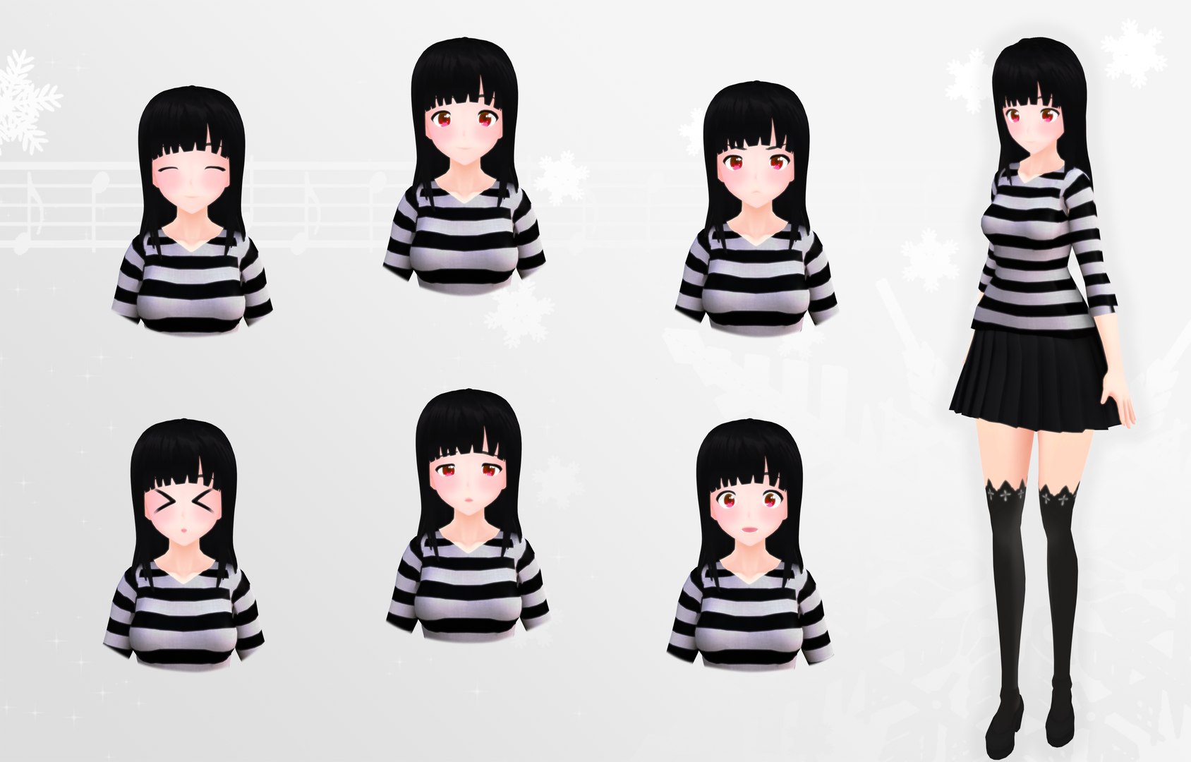 3D Original Animations Vrchat Model - TurboSquid 1482959