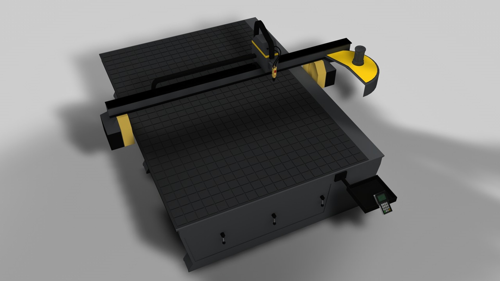 Cnc Machine 3d Model