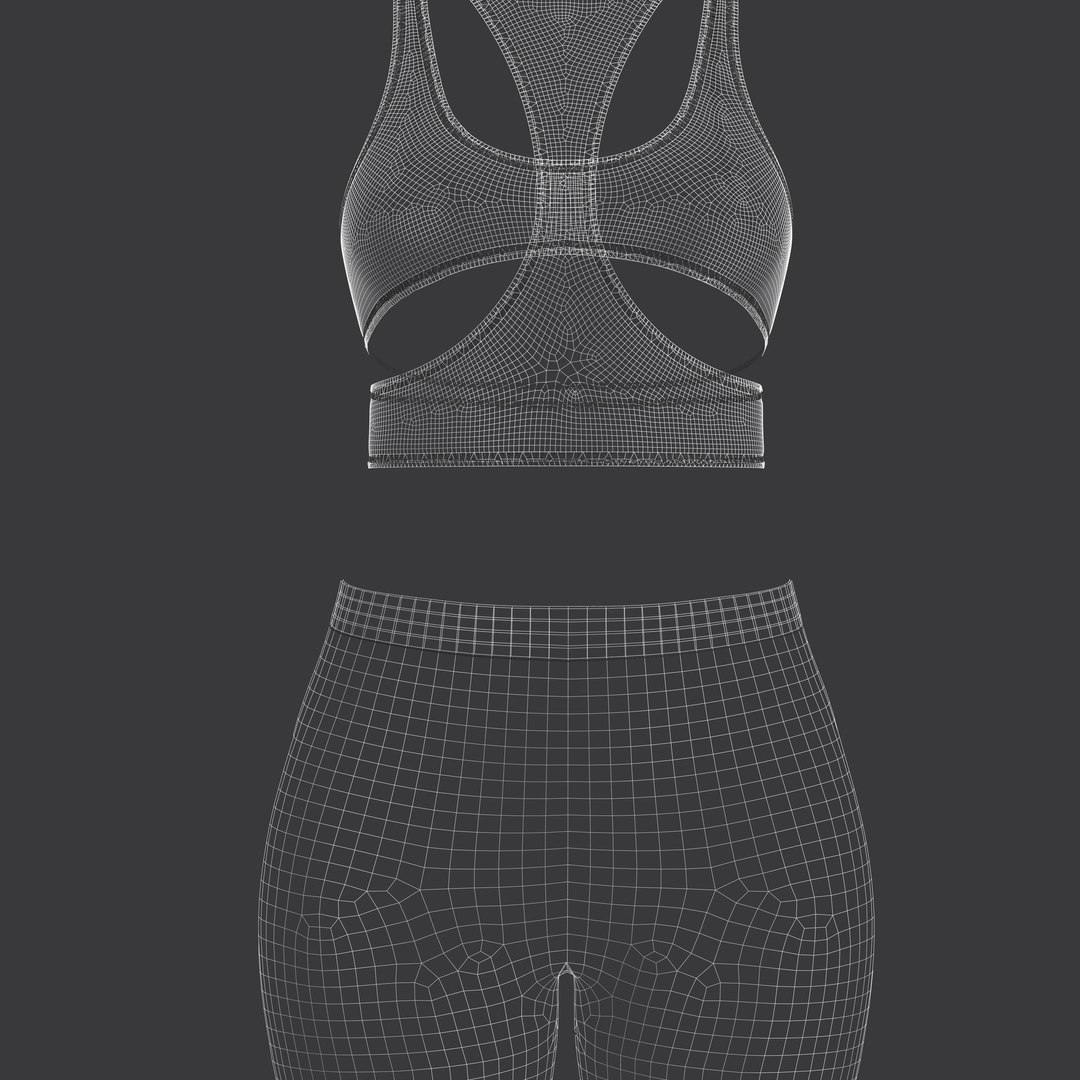 Top And Legging 3D Model 3D Model - TurboSquid 2253515