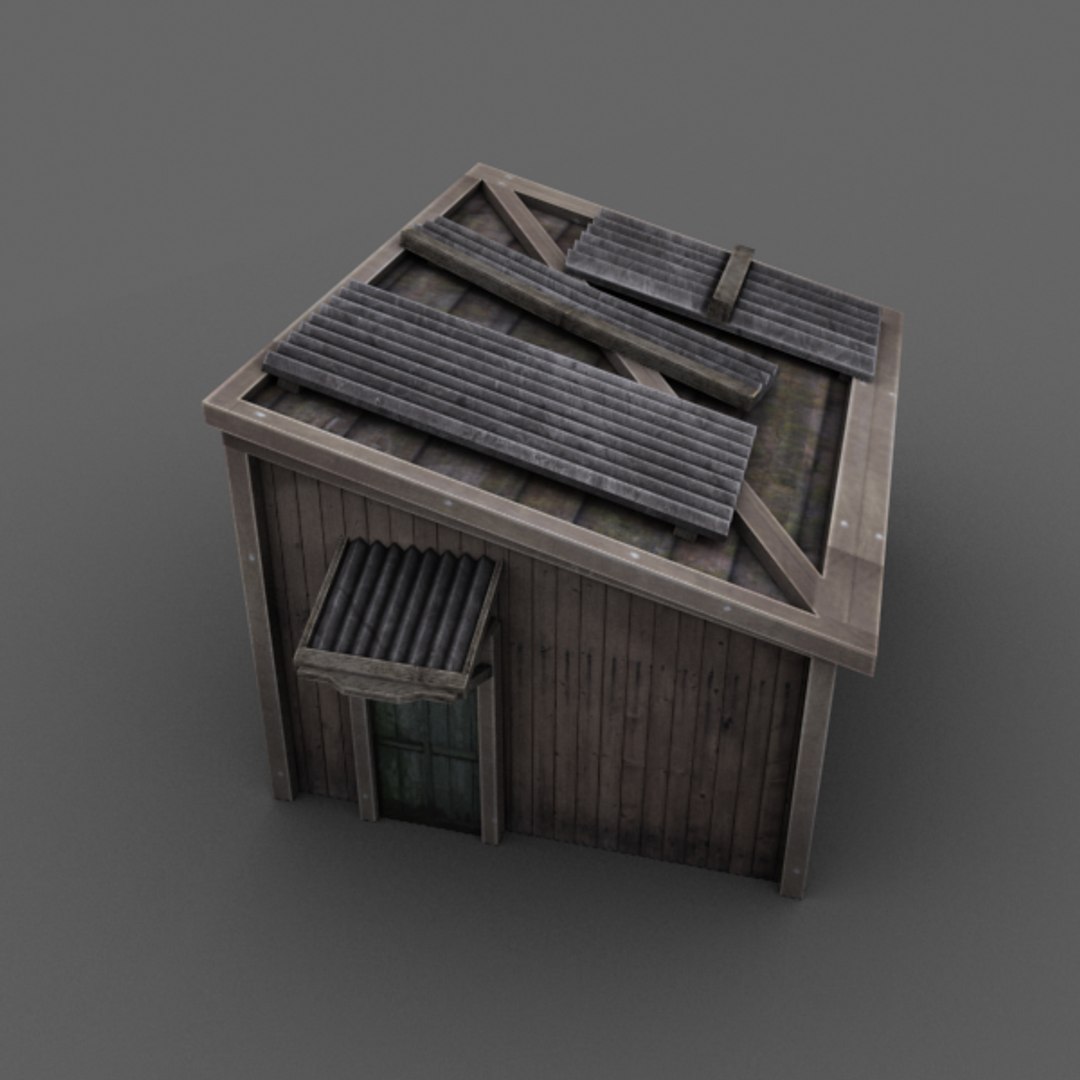 Games Shed 3d Max