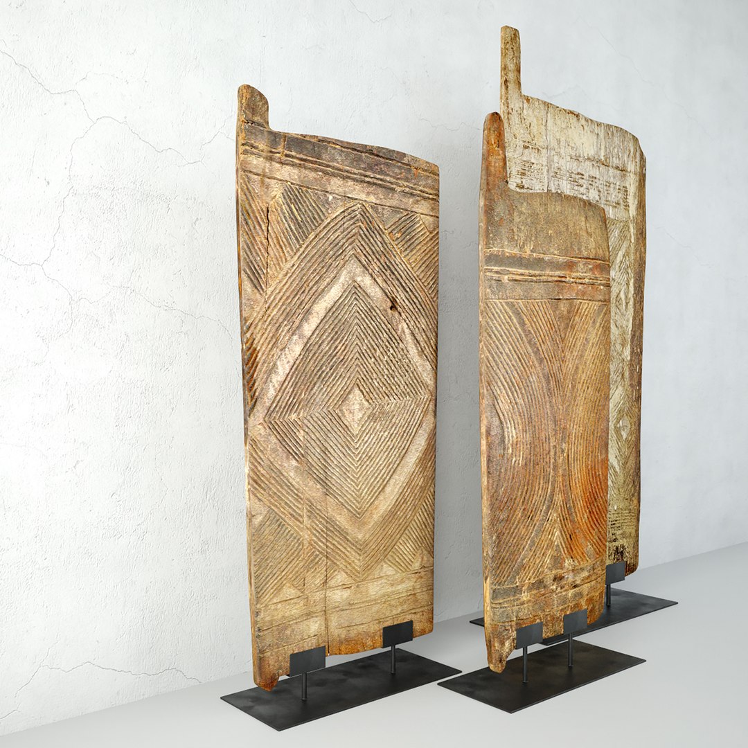 Old Igbo Grain Doors 3D Model - TurboSquid 2129018