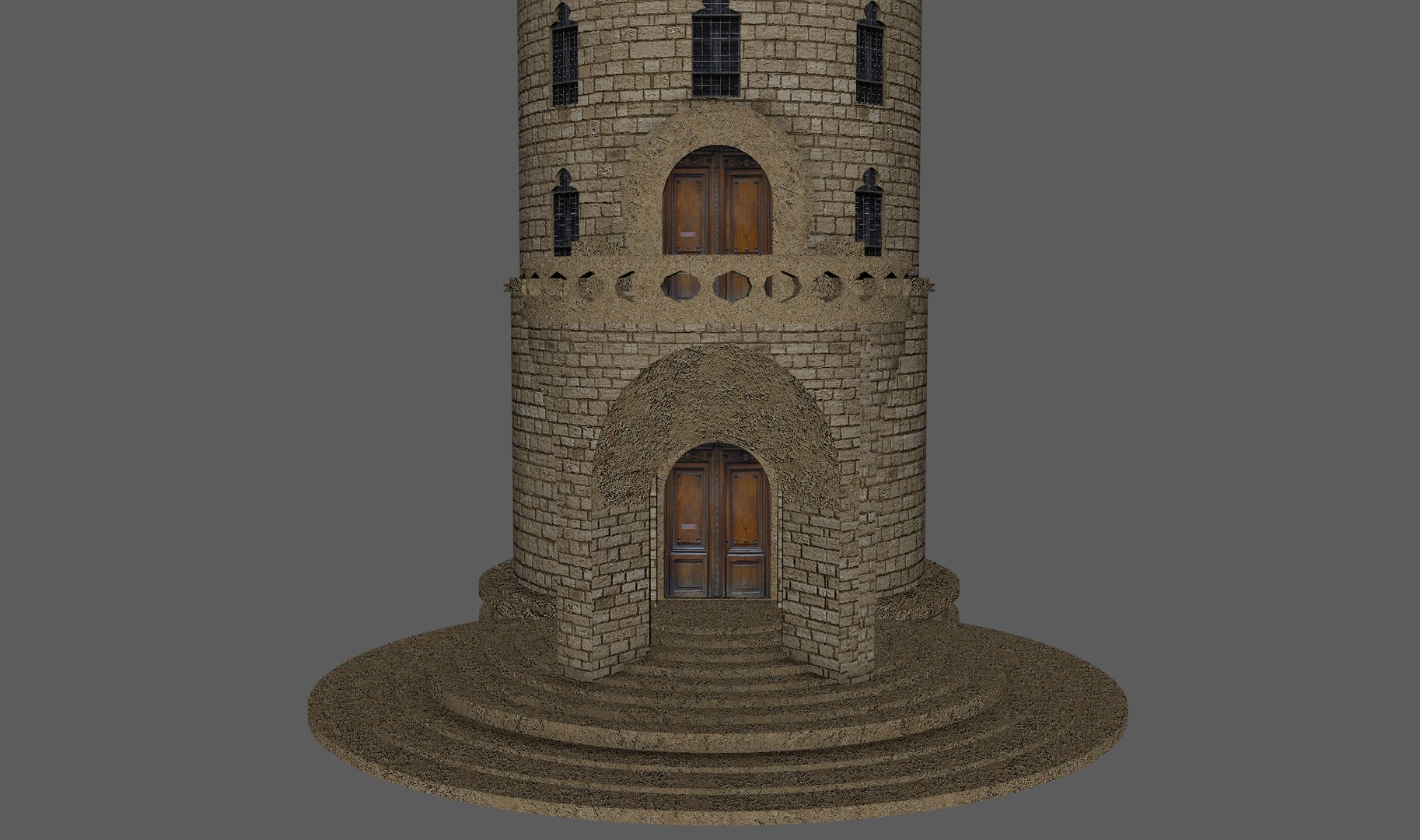 Tower Castle Model - TurboSquid 1703885