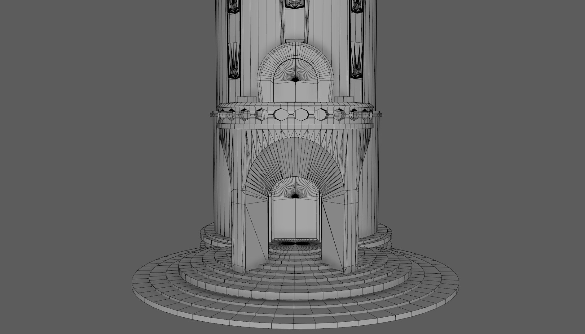 Tower Castle Model - TurboSquid 1703885