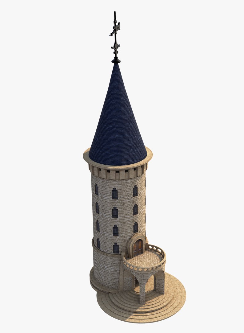 Tower Castle Model - TurboSquid 1703885