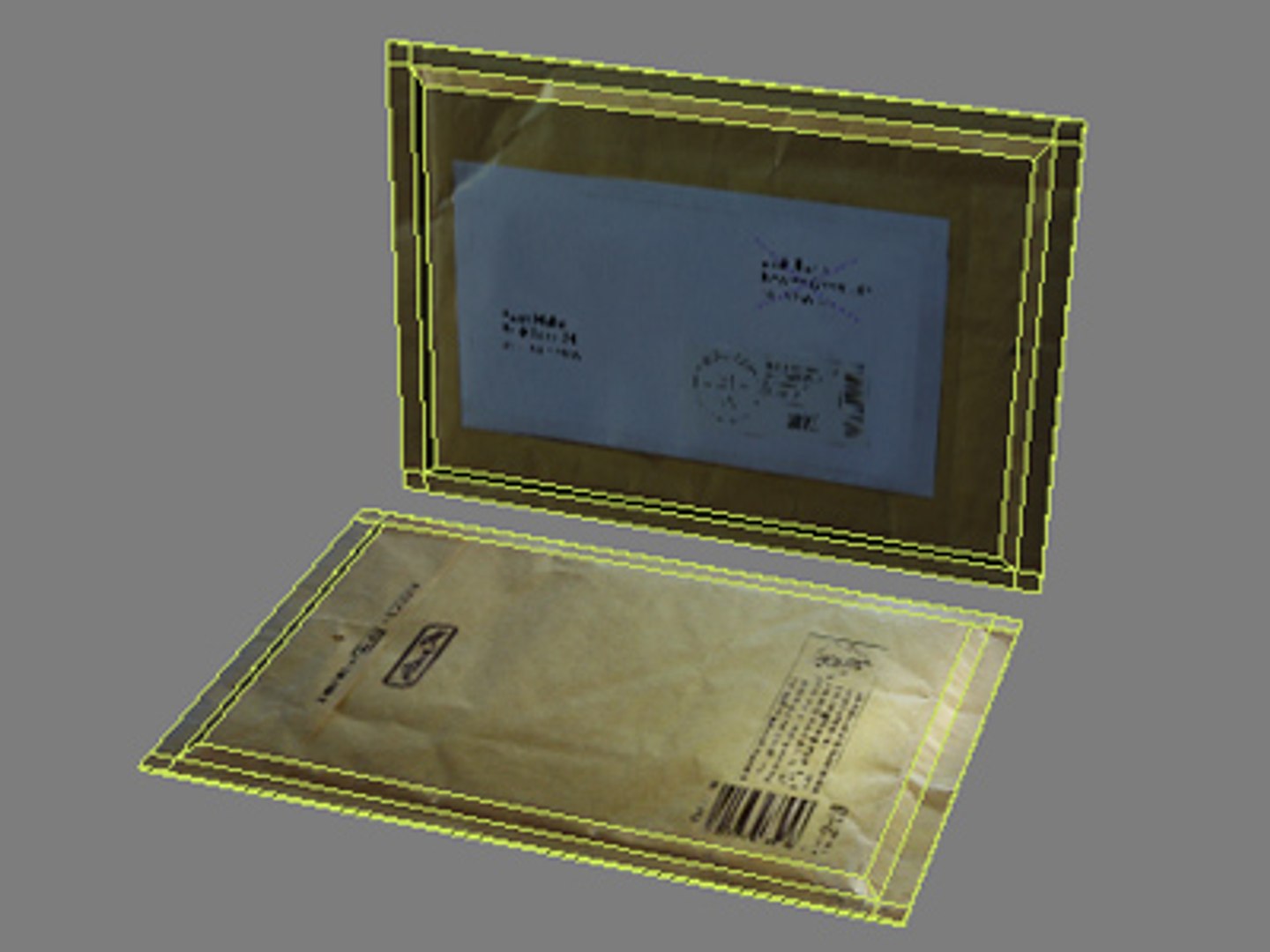 envelope 3d model